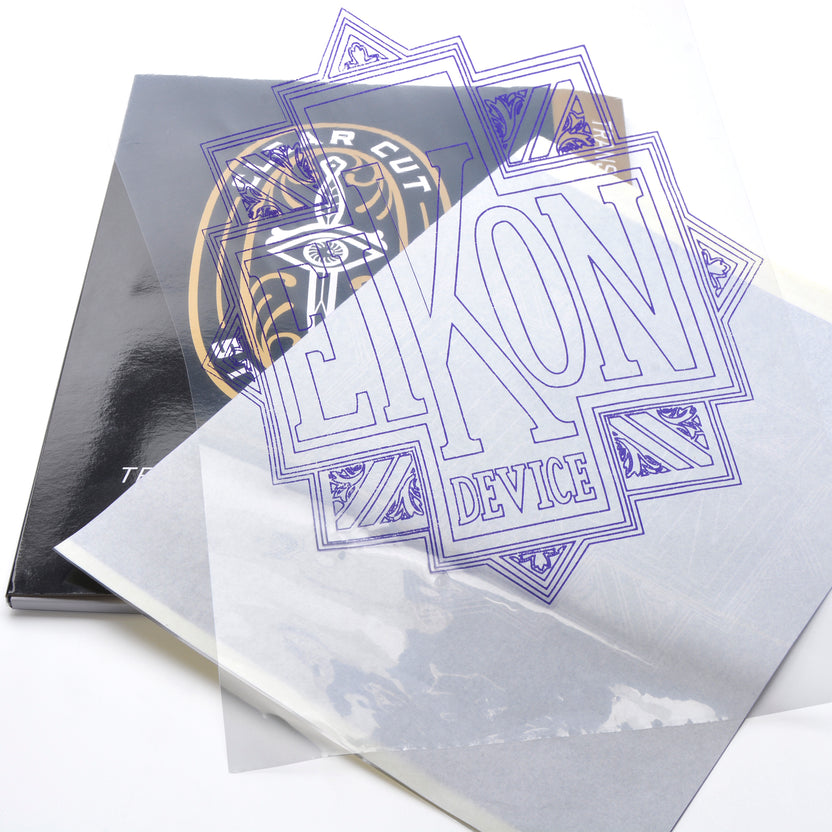 Clear Cut Stencils - Transparent Tattoo Stencil Paper - Box of 25 ...