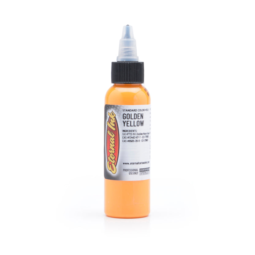 Eternal Ink - Golden Yellow | Professional Tattoo Ink – Eikon Tattoo Supply
